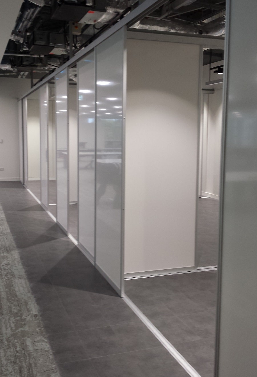 Sliding Office Partition Whiteboard Walls | Fusion Office Design