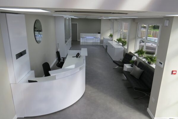 Visitor Reception Design - Fusion Office Design