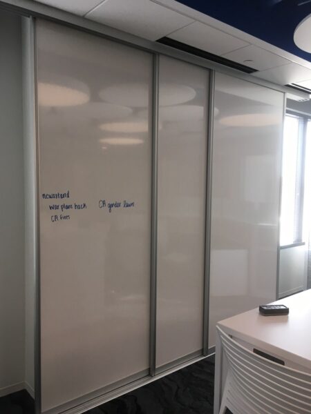 Sliding Track Whiteboards - Fusion Office Design