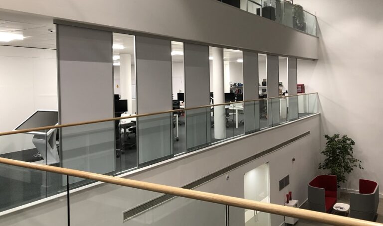 Horizontal Sliding White board System - Fusion Office Design