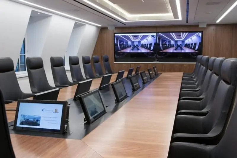 #1 Video Conference Tables | Video Boardroom Tables - Fusion